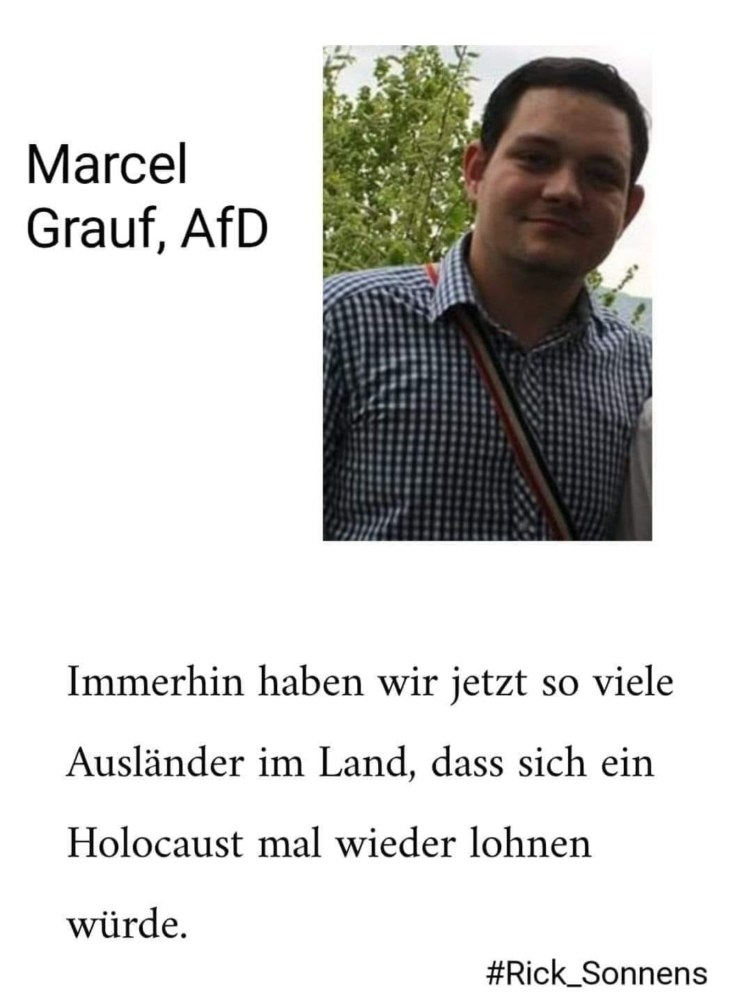AfD`ler mit "Klarer Ansage" - von Pausenclown | fisch+fleisch