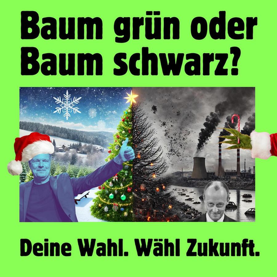 Baum grün oder Baum schwarz - von Stinktier | fisch+fleisch
