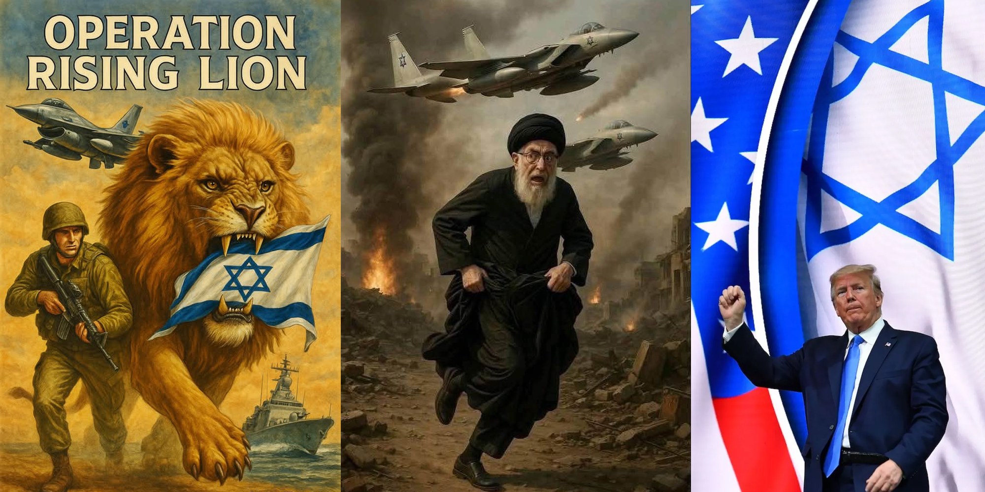 Operation Rising Lion - von Manfred Breitenberger | fisch+fleisch